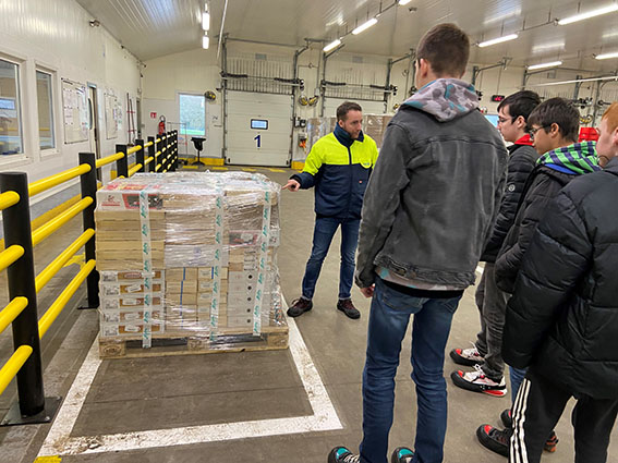 Visite de l'entreprise STEF à Quimper - arpejeh