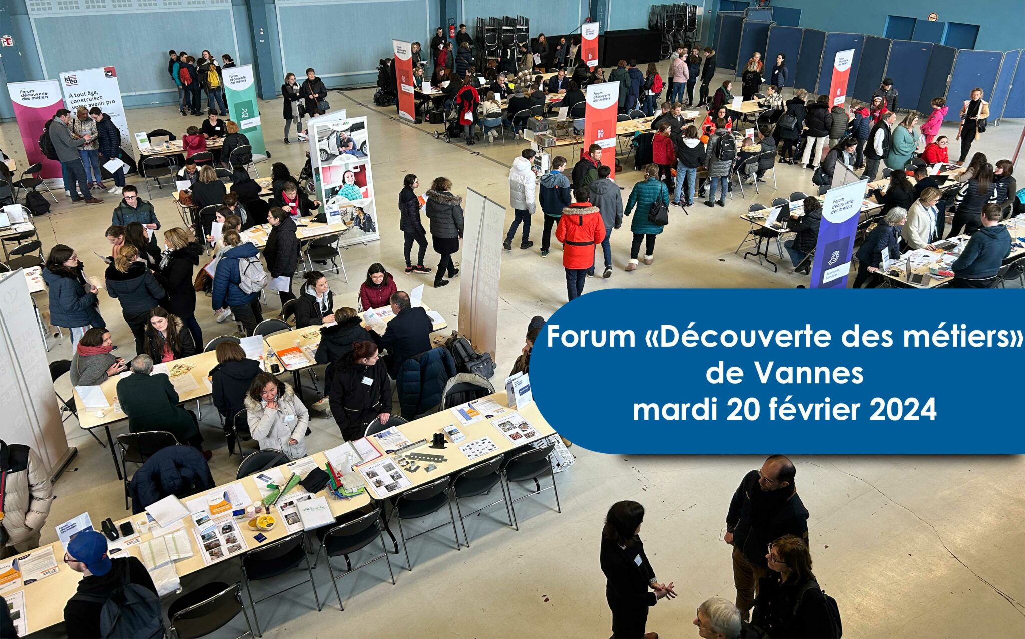 A Vannes, arpejeh organise un Forum "Découverte des métiers" le mardi 20 février 2024 - arpejeh